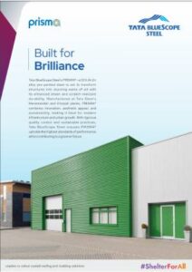 Product Literature Colorbond Brochures - Tata Blue Scope Steel